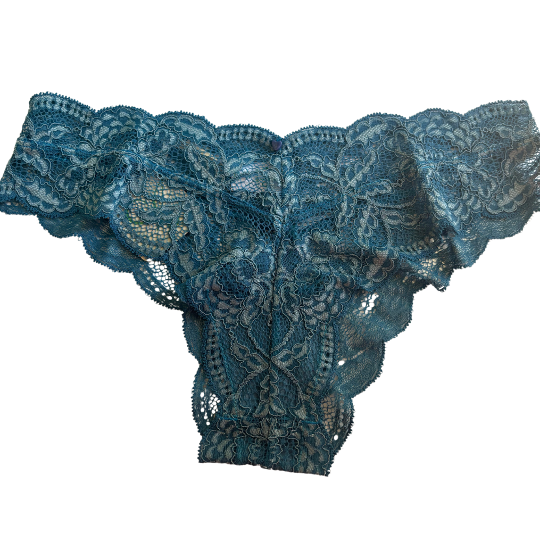 Clo Intimo Fortuna Lace Cheeky Thong - Cendre Blue – Filly Rose